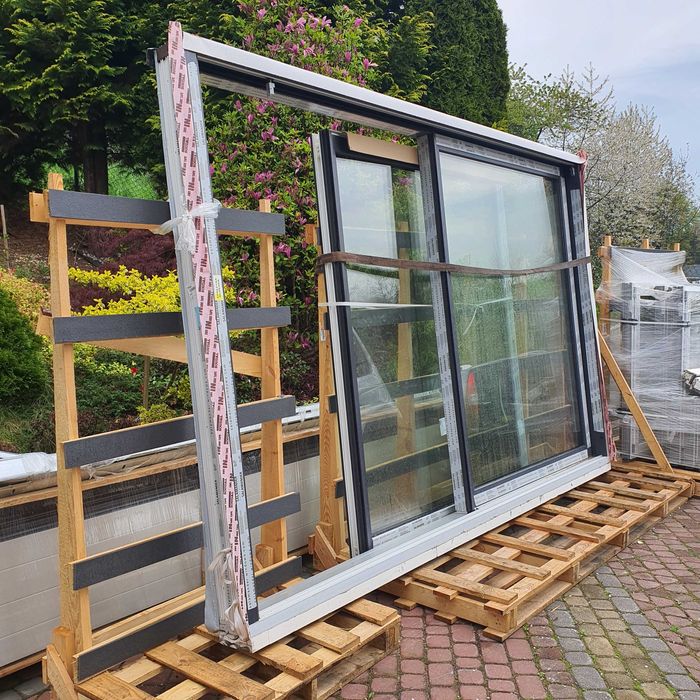 Drzwi przesuwne HST EvolutionDrive 82,HST Aluplast 85 montaż nowe Niebylec • OLX.pl