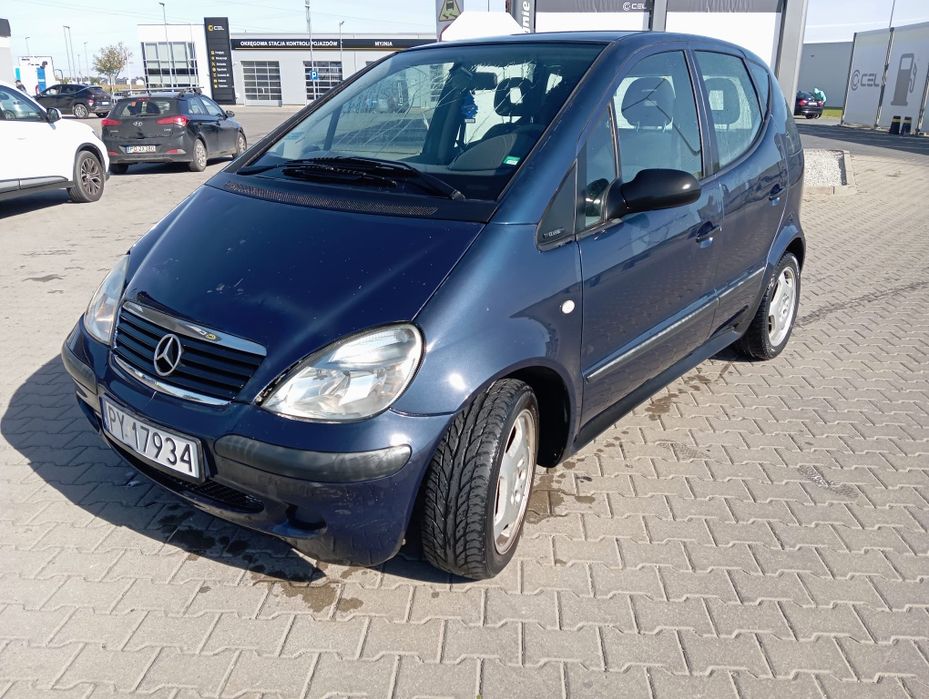 Mercedes A-klasa 1.6 benzyna Klima Wspoma elektryka Poznań Dębiec • OLX.pl