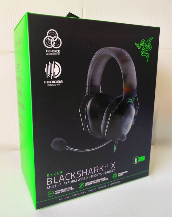 Ігрова гарнітура Razer Black Shark V2 X нові ( оригінал): 999 грн ...