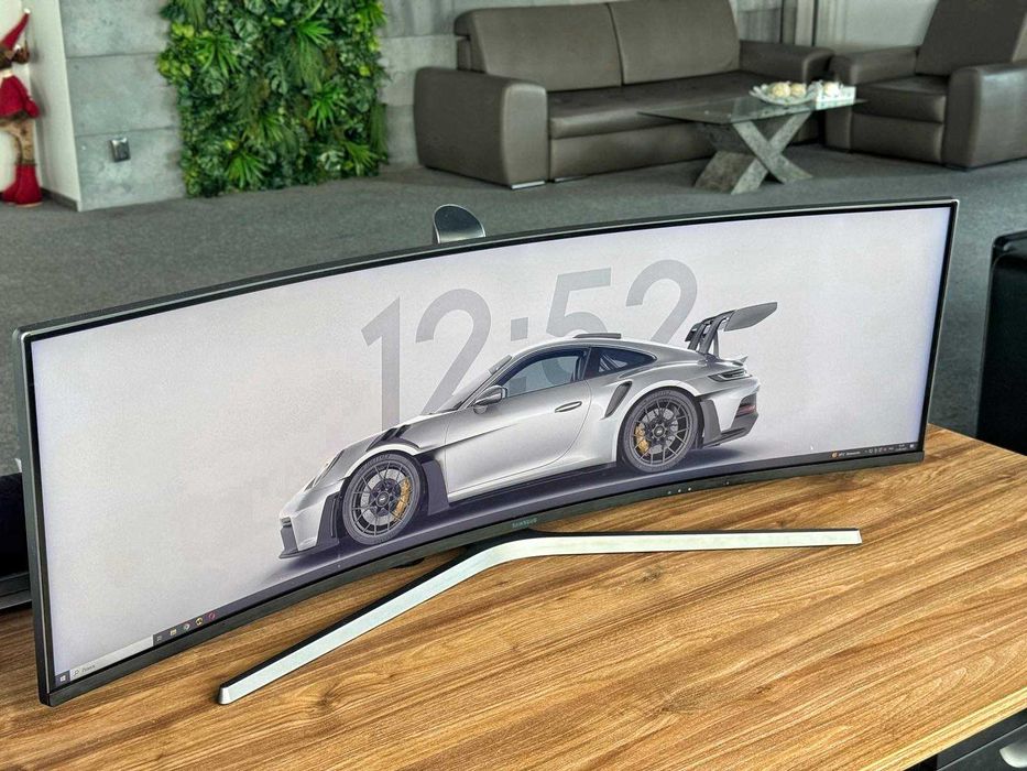 Monitor Samsung C49HG90DMU – 49 cali, zakrzywiony, QLED, 144Hz ...