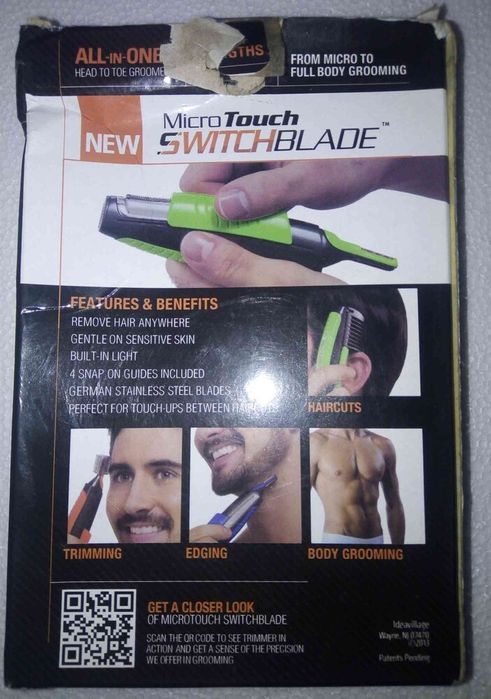 Нова машинка для стрижки Бритва для бороды micro touch switch blade: 200 грн. - Бритви ...