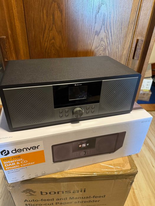 Radio sieciowe dab+ fm Denver mir-270B wieża bluetooth cd aux internet ...