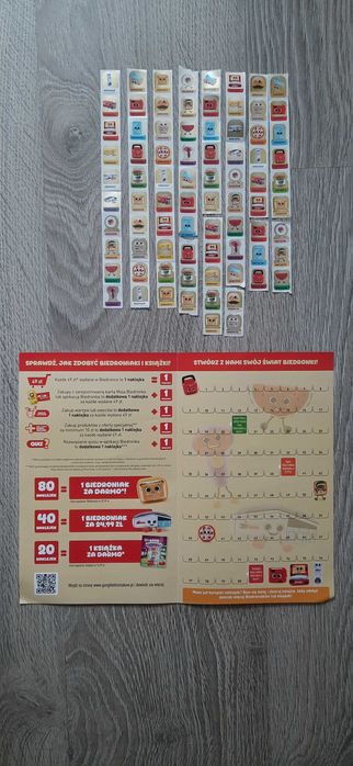 Gang Biedroniaków 80 sztuk Naklejki Komplet Biedronka Szczecin Pogodno ...