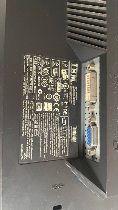 Монітор IBM ThinkVision L170 17": 600 грн. - Монітори Луцьк на Olx