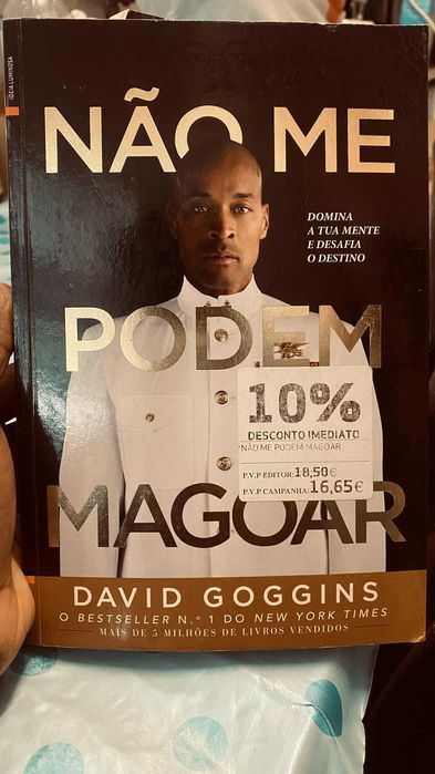 Can´t hurt me david Goggins em Português Europeu. Caíde de Rei • OLX.pt
