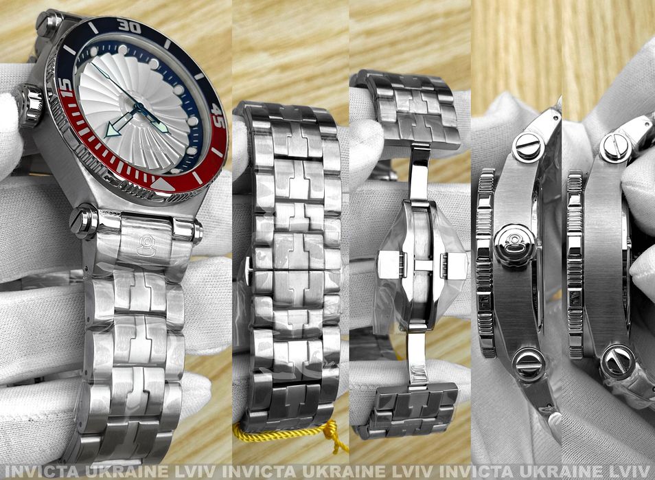 Мужские часы Invicta 37929 TURBINE Grand Diver Automatic 48 mm 100 MT ...