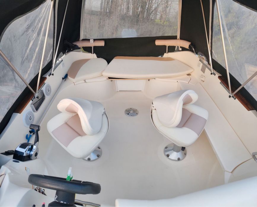 Łódka, motorówka Quicksilver Activ 470 Cabin Jerutki • OLX.pl