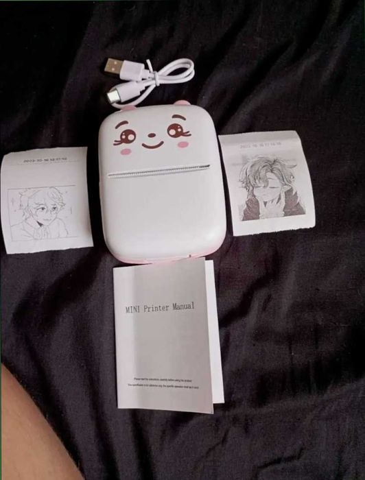 Мини принтер термопринтер Jetix для телефона наклеек портативный 850 грн Периферійні