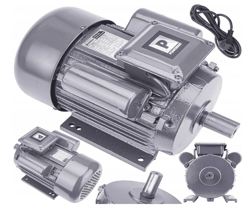 SILNIK ELEKTRYCZNY jednofazowy 3kW 2800 rpm 3000W 230V 207 Dąbrówki • OLX.pl