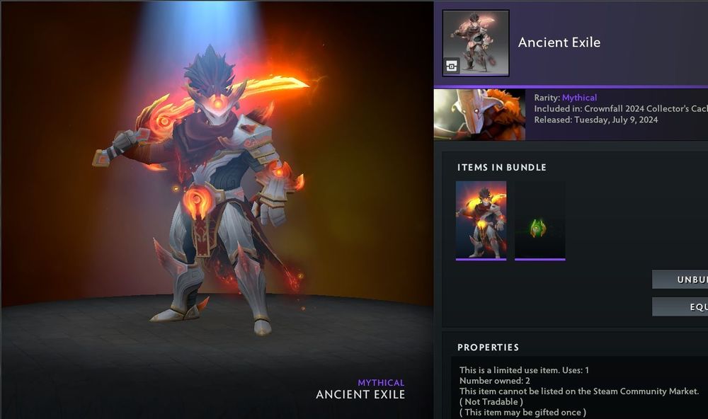 Dota 2 Crownfall 2024 Collector's Cache set набори: 70 грн. - Герої ...
