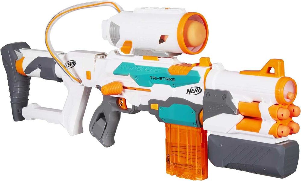 Великий бластер Nerf Modulus Tri-Strike Blaster нерф модулус: 1 945 грн ...