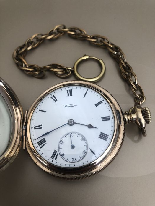 Zegarek kieszonkowy Waltham USA złoty Grójec • OLX.pl