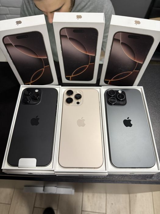 New open iphone 16 pro max 256gb desert, black: 54 405 грн. - Мобільні ...