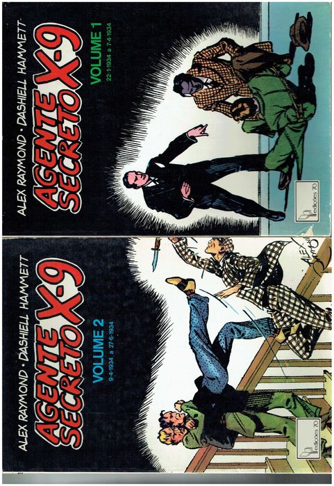 12337 Colecção: Agente Secreto X-9 (7 volumes - completo) Cidade Da ...