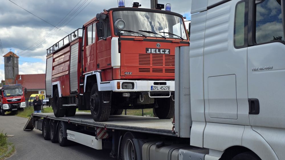 JELCZ 422 sprawny pożarniczy 010R Rosenbauer CNBOP Czersk • OLX.pl