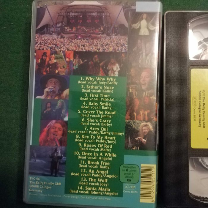 Kaseta VHS - The Kelly Family - Over The Hump (Rock, Pop, Folk Rock ...