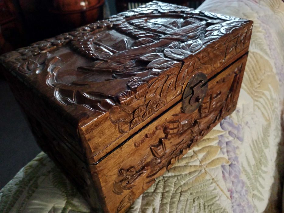 Vintage kufer drewniany Nurzec-Stacja • OLX.pl