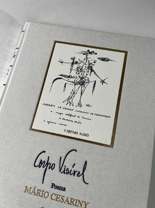 Mário Cesariny e Pedro Oom - Corpo Visível Edições Prates 1996 Alvalade ...