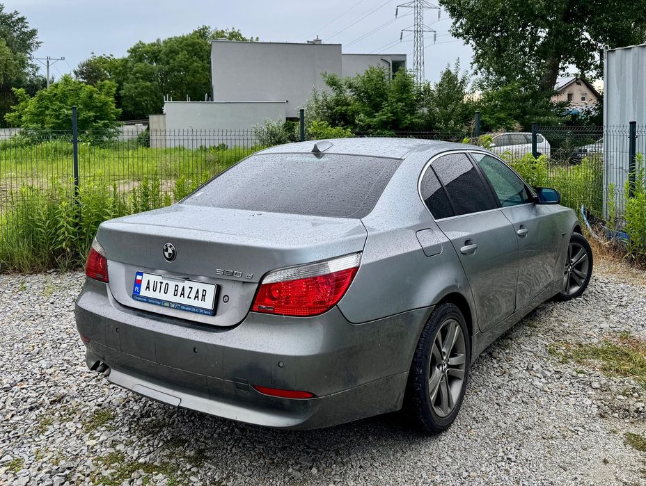 BMW E60 530d 3.0 Diesel * Duża Navi * Pół Skóra * Automat Wrocław Psie Pole • OLX.pl