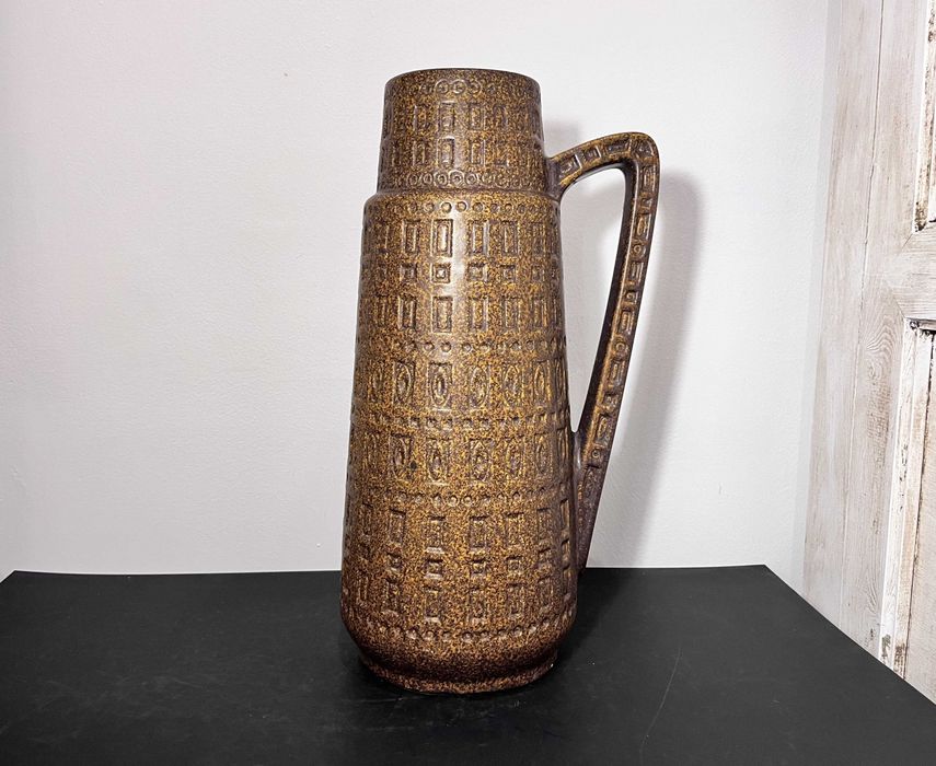 Wazon/ dzban Scheurich Inca/ Inka- wzór aztecki fat lava forma 416-45 ...