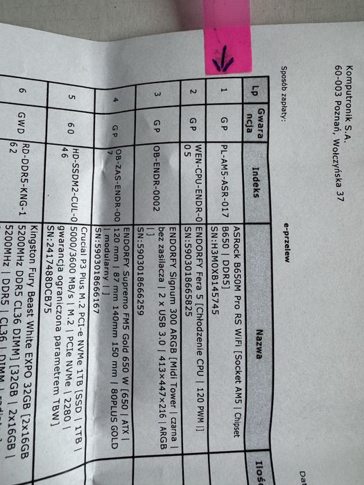 Nowa Płyta główna ASRock B650M PRO RS Poznań Ogrody • OLX.pl