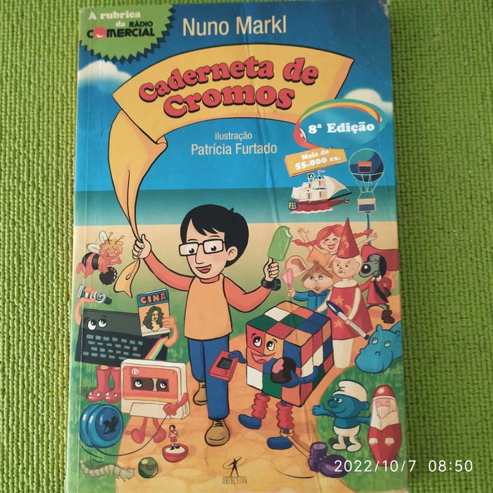 Livro Caderneta de Cromos de Nuno Markl Carnaxide E Queijas • OLX Portugal