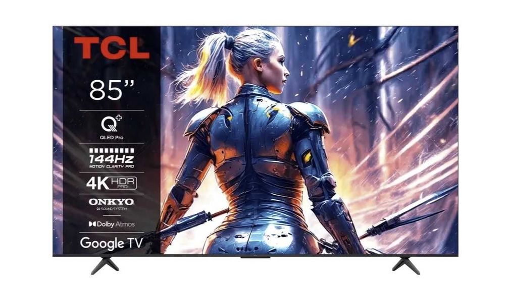 Telewizor TCL 85T8B QLED 4K 144Hz Google TV Dolby Atmos Dolby Vision Łódź Widzew • OLX.pl