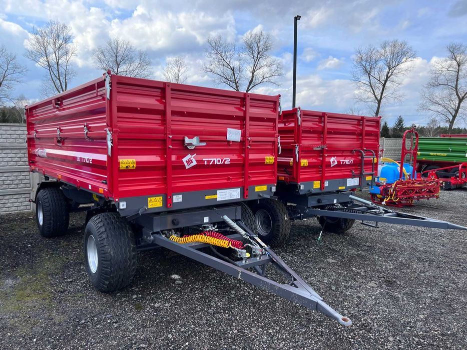 Przyczepa Rolnicza Dwuosiowa METAL-FACH 6t 8t T710/1 T710/2 PRONAR Biała Podlaska • OLX.pl