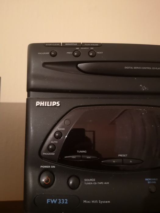 Wieża Philips FW 332 Warszawa Ursynów • OLX.pl