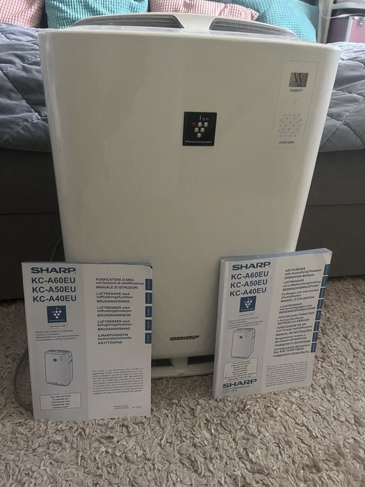 Oczyszczacz powietrza z nawilżaczem Sharp KC-A40EU-W Kraków Prądnik Biały • OLX.pl
