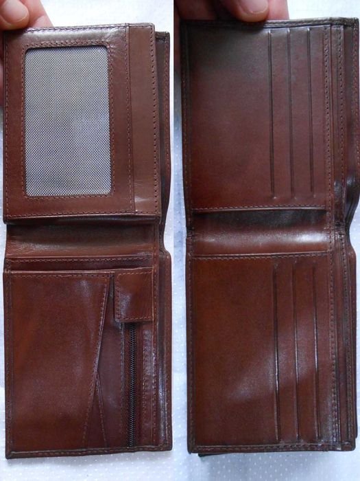 Кошелек мужской кожаный бумажник портмоне шкіряний гаманець чоловічий 500 грн Гаманці Київ