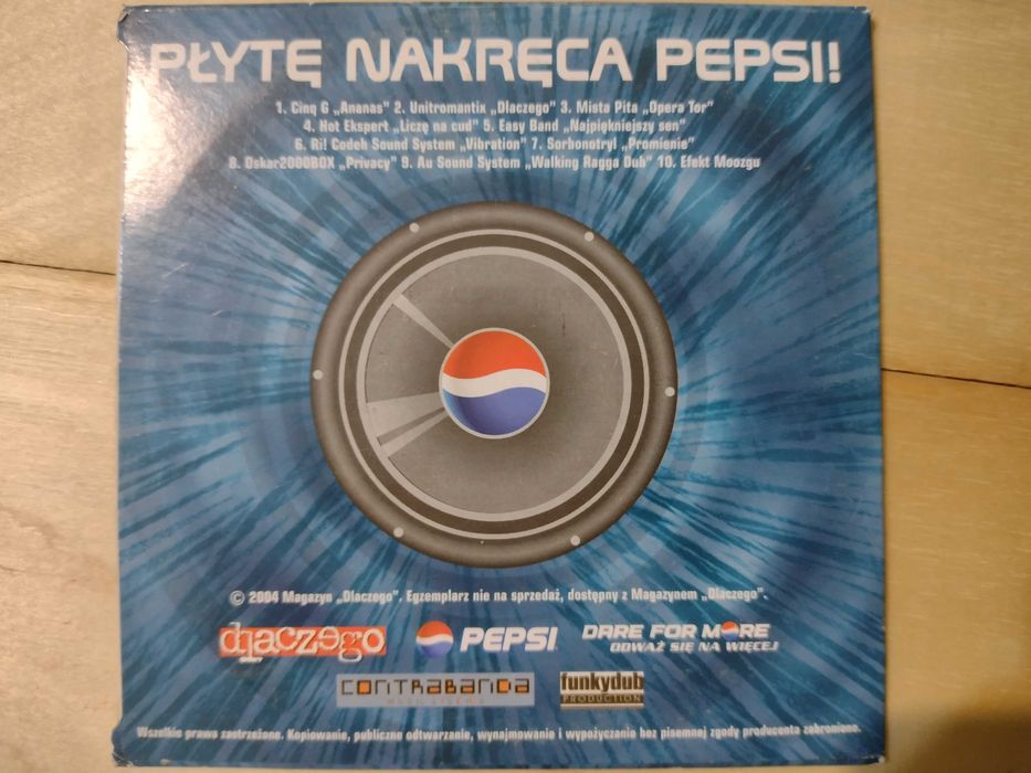 Płyta CD składanka Pepsi Music Mixer magazyn "Dlaczego" Kraków Stare ...