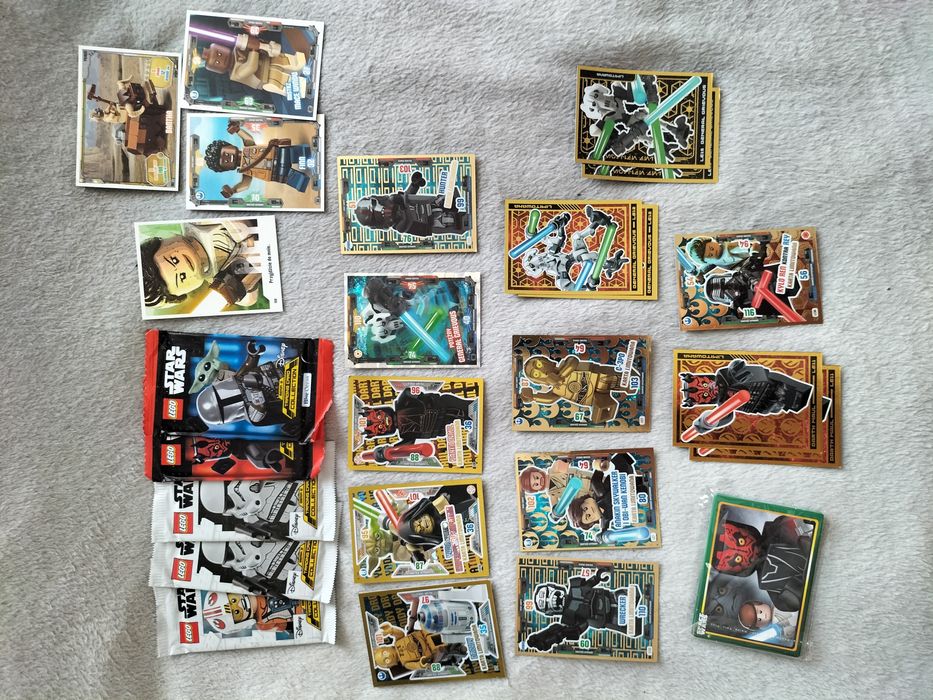 Karty paczki kart LEGO star wars seria 2 i 3 i 4 i 5 Warszawa Ochota ...