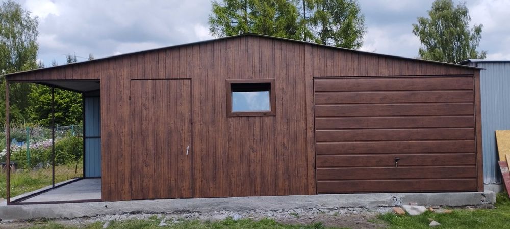 Garaż blaszany garaz blaszak garaze drewutnia 8x4 5x7 7x5 Skarżysko ...