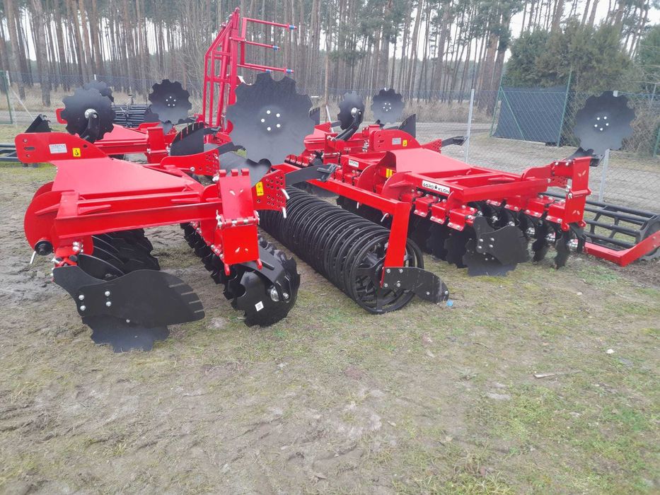 Nowa Brona Talerzowa Agro Klon talerzówka 3 m wał daszkowy ceownikowy ...