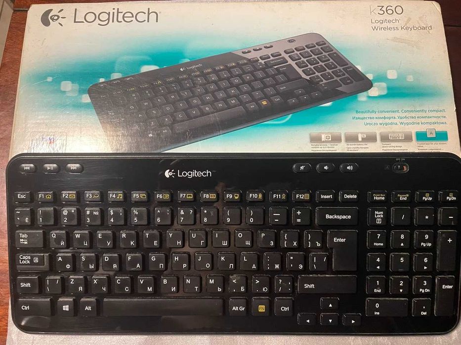 Беспроводная клавиатура Logitech K360: 500 грн. - Периферійні пристрої Одеса на Olx