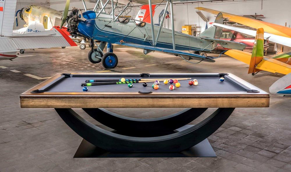Stół bilardowy, bilard AVIATOR 8ft z czarnego dębu BILLKROS Producent ...