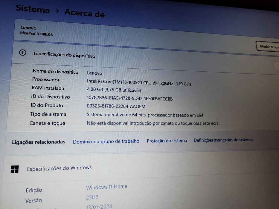Portátil Lenovo Windows 11 troco trotinete Olivais • OLX.pt