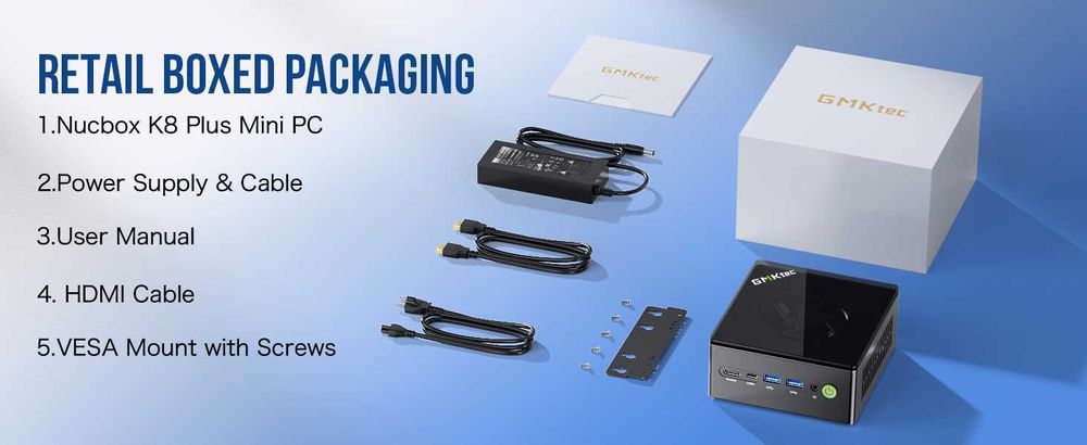 Мини ПК - GMKtec K8 Plus Ryzen 7 8845HS (2*USB4 + Oculink): 16 000 грн ...