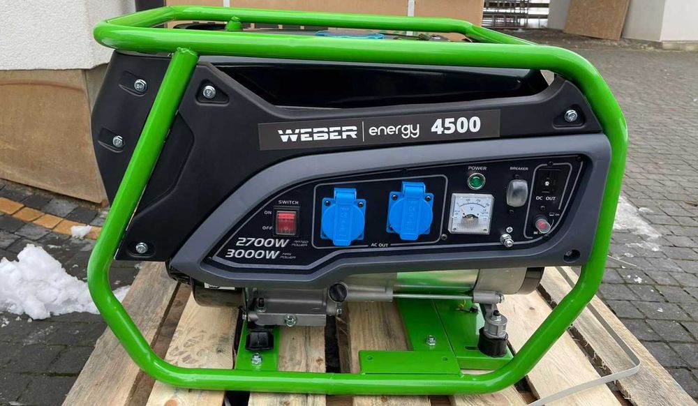 WEBER ENERGY 4500 Бензиновый генератор 2700 W автономная энергия 2,7 к ...