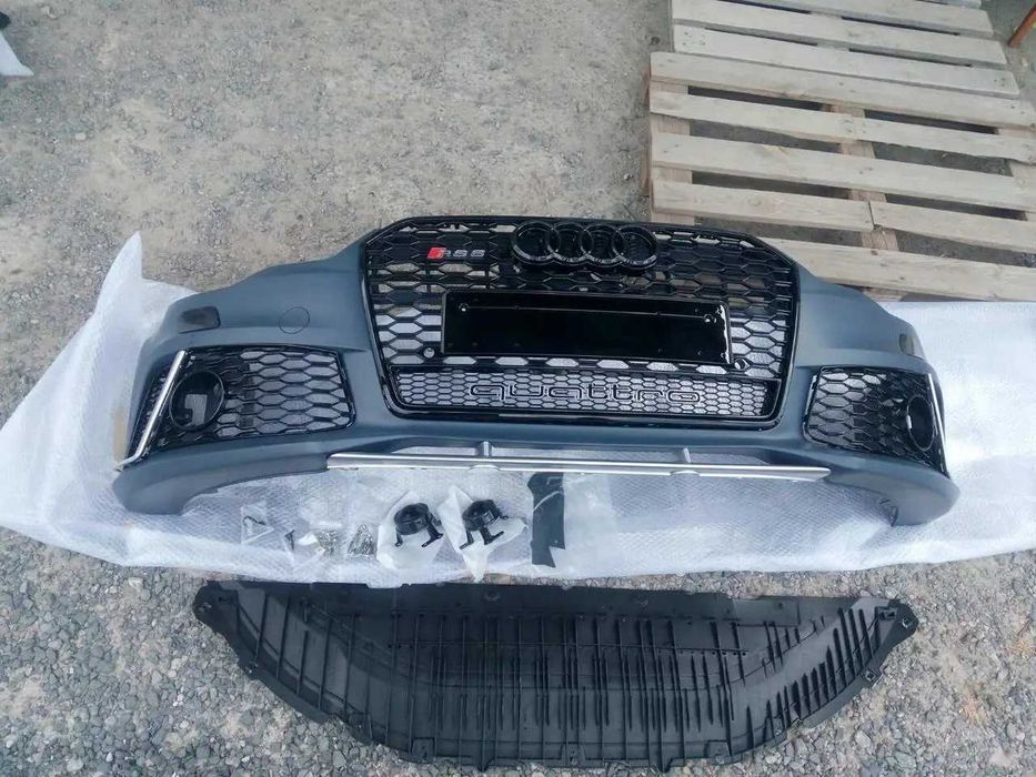 Бампер передний на Audi A6 C7 2011 2014 года стиль Audi Rs6 рс6 обвес