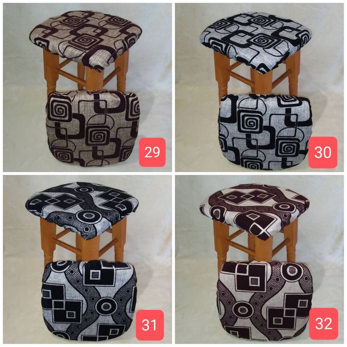 Чохли на табуретки чехлы на табуретки чохли для стільців 250 грн Текстиль Лісові Гринівці