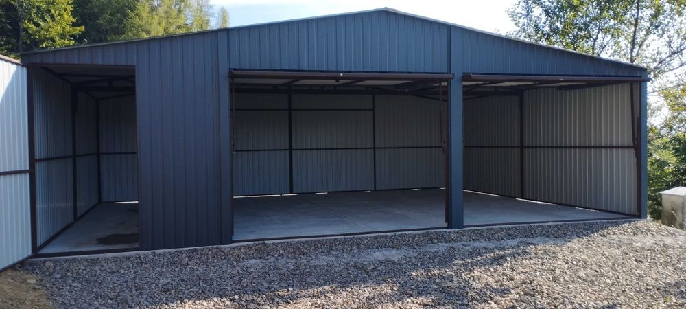 Garaż blaszany garaż blaszak 8x6 6x6 7x5 6x5 profil 5x5 Inowrocław • OLX.pl