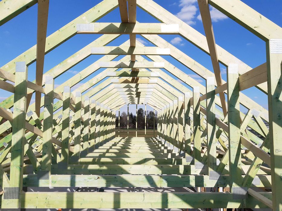 Wiązary kratownice dach prefabrykowany bindry Częstochowa Wyczerpy ...