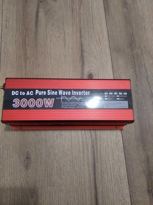 Przetwornica napięcia 12V na 230V pełny sinus 3000W zasilanie awaryjne Koziegłowy • OLX.pl