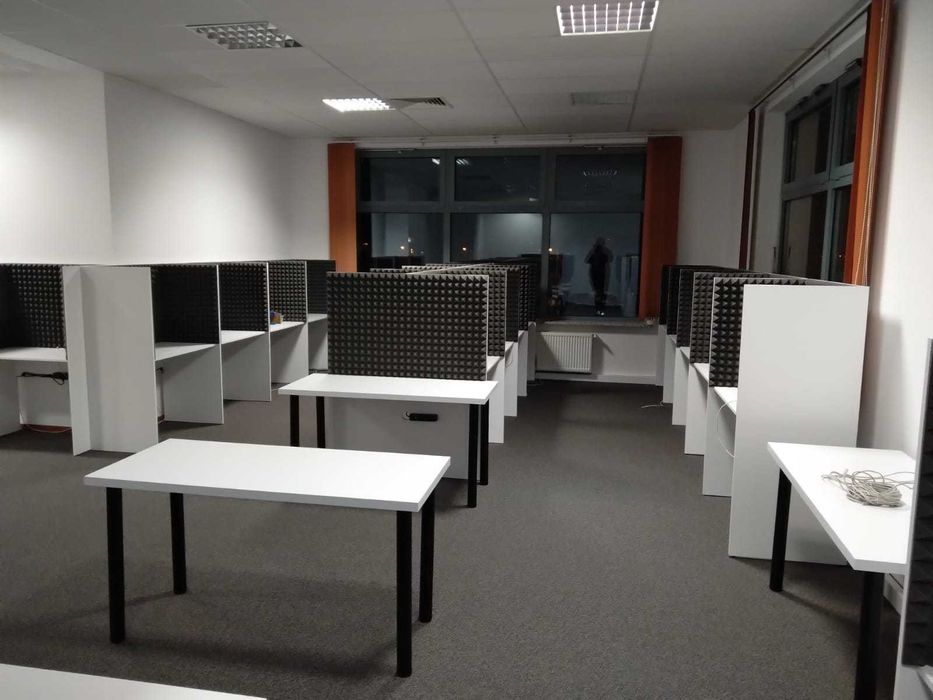 Boksy stanowiska Call Center, meble biurowe, biurka Biura, CC, biurko ...