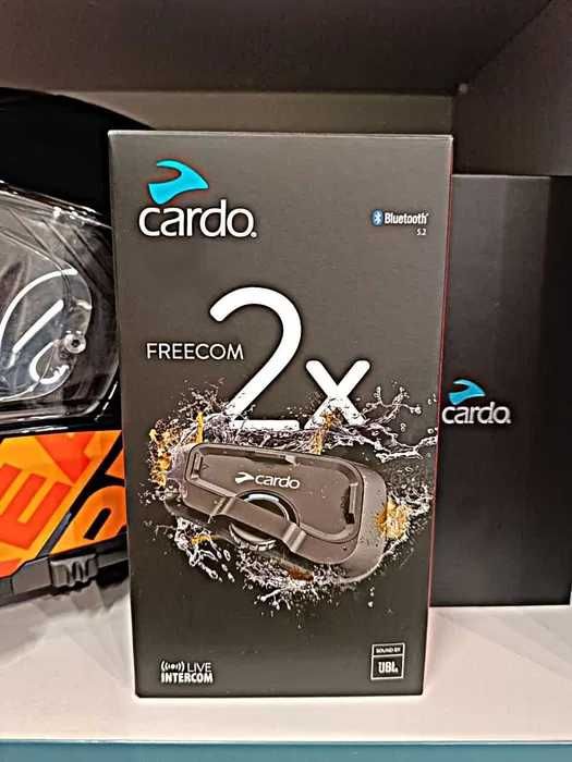 Interkom Cardo FREECOM 2X Single +Kask BREAKER EVO 2023 roz. S Zestaw ...