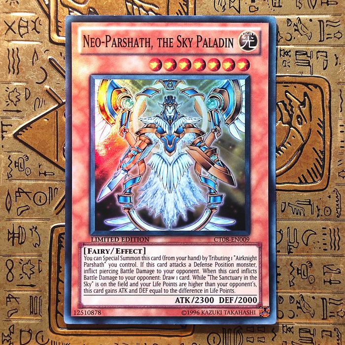 Neo-Parshath, the Sky Paladin - Edição Limitada Yugioh Paranhos • OLX.pt