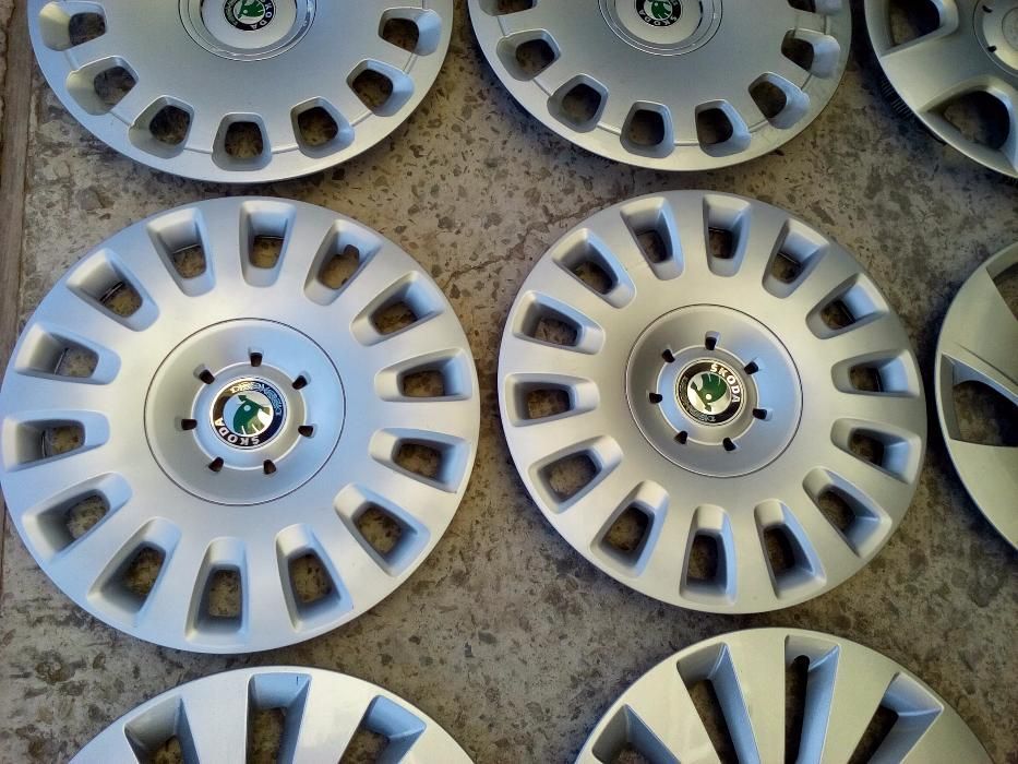 Колпаки,ковпаки ориг,R15,16 Skoda Октавия A7,Rapid,Фабия,Superb03 -16p ...