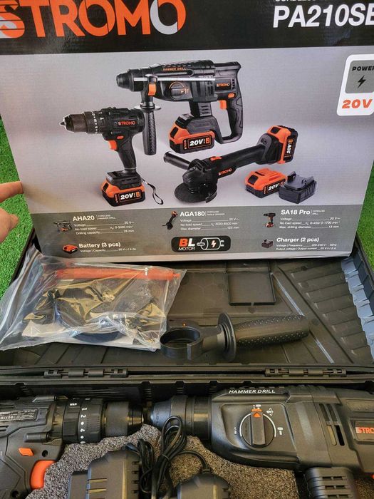 Комплект 3в1 Stromo,СтромоБолгарка,Шуруповерт,Гайковерт або Перфоратор: 6 500 грн ...